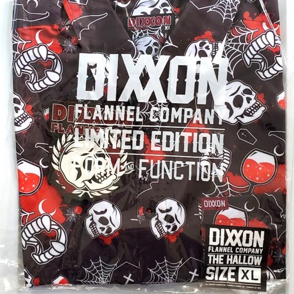 DIXXON | Shirts | Dixxon Hallow Short Sleeve Halloween Party Shirt Mens ...